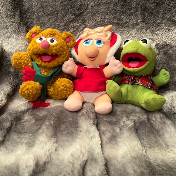 Henson Associates | Holiday | 987 Baby Kermit The Frog Miss Piggy Fozzy ...